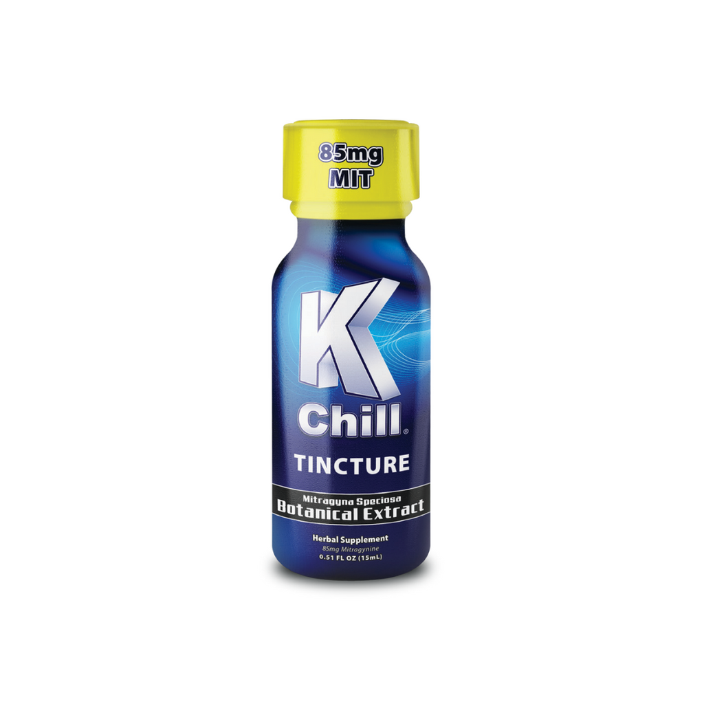K-Chill Blue 85mg Tincture. AS LOW AS $4.72 EACH! – Kratom Direct